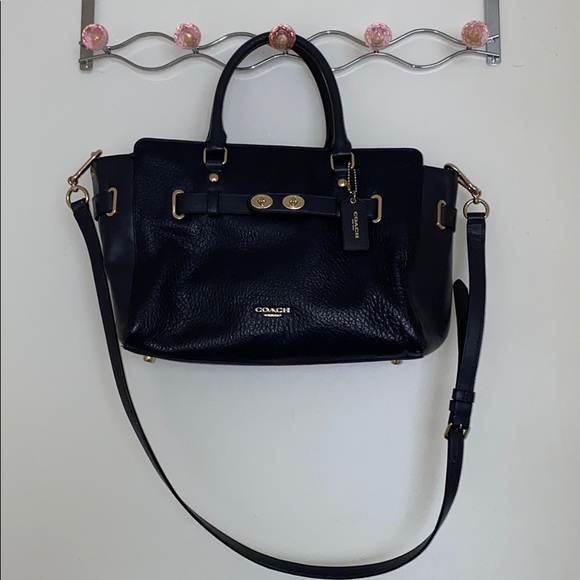 Coach | Bags | Rare Navy Blue Coach Swagger 27 Shoulder Bag | Poshmark